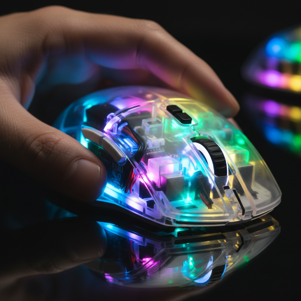 Fizyka Dyfuzji Światła: Przezroczyste Obudowy i Podświetlenie RGB