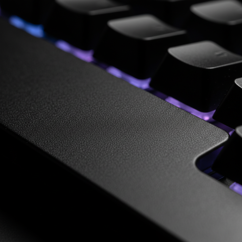 Micro-Textures in Metal Keyboards: Grip for Intense Gaming
