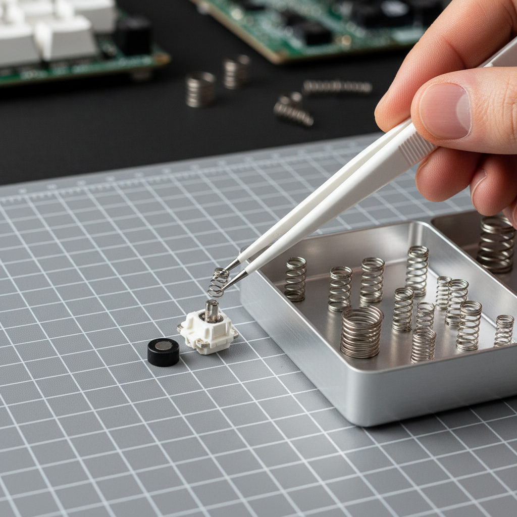 Guide: Customize Hall Effect Switches via Spring Swapping