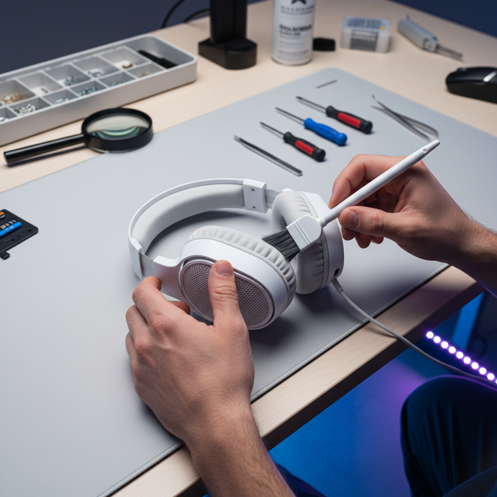 How to Clean Gaming Headset Drivers & Mesh for Clear Audio