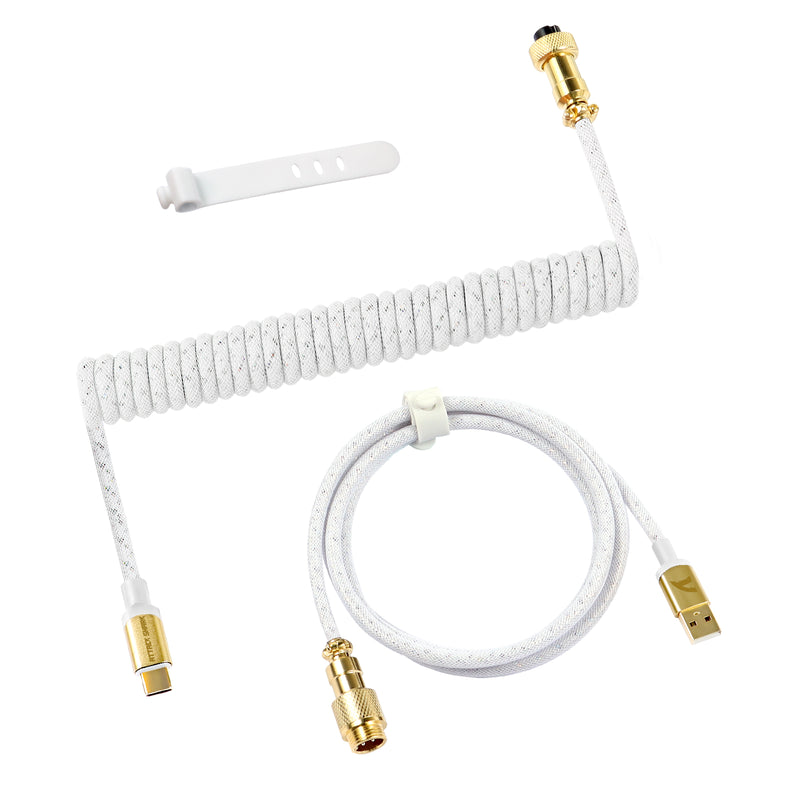 Premium Coiled Keyboard Cable | Durable & Tangle-Free Design