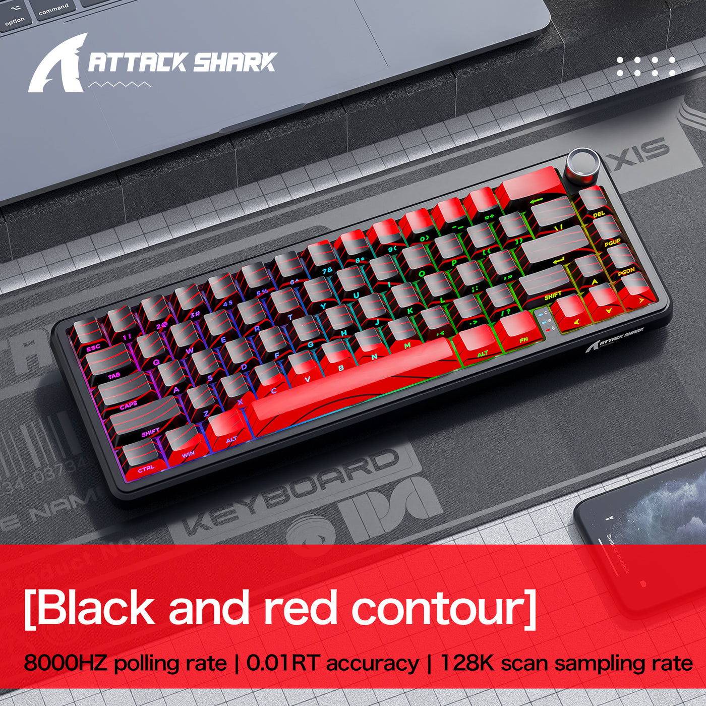 X65PRO HE Bundle: Magnetic Keyboard with Premium Coiled Cable