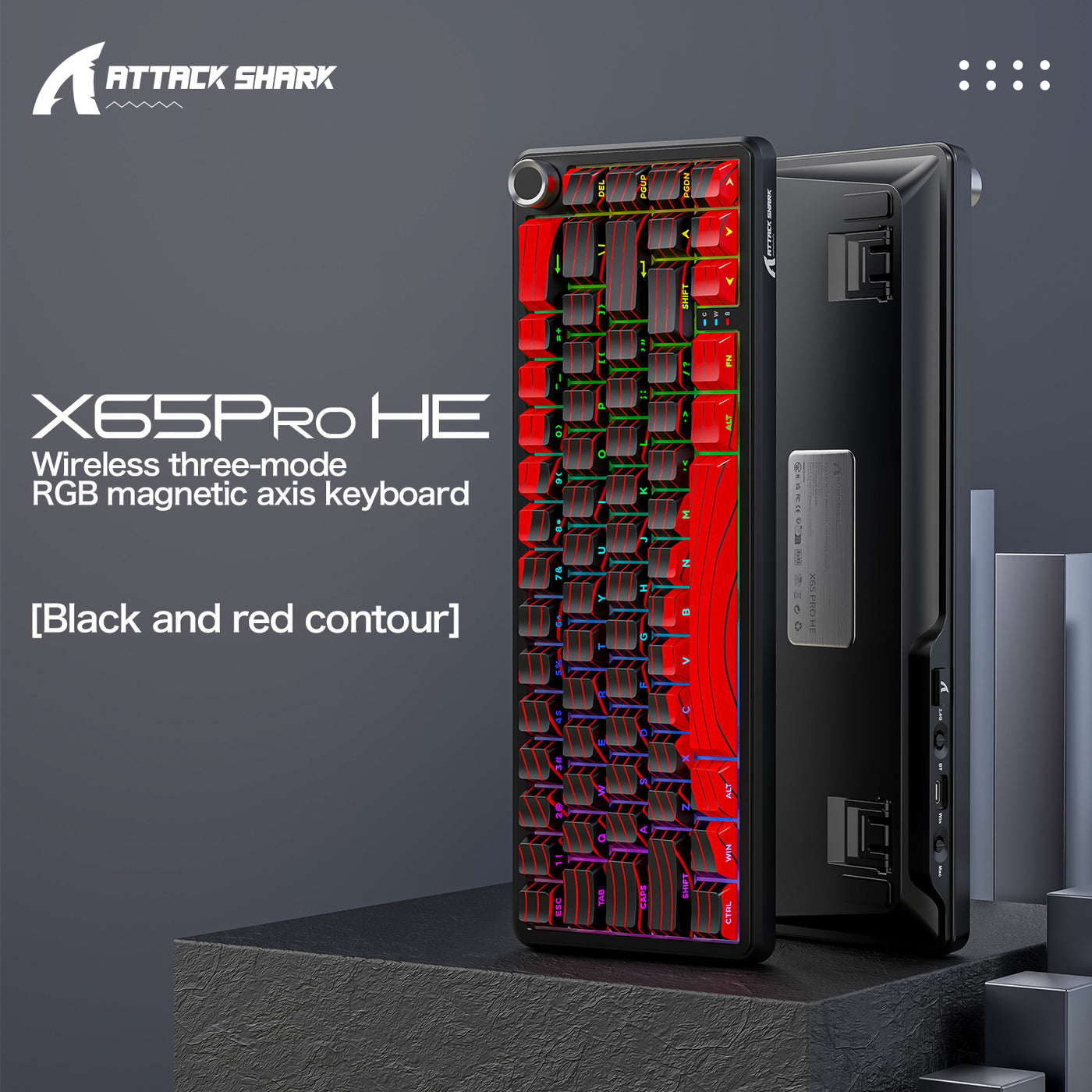 X65PRO HE Bundle: Magnetic Keyboard with Premium Coiled Cable