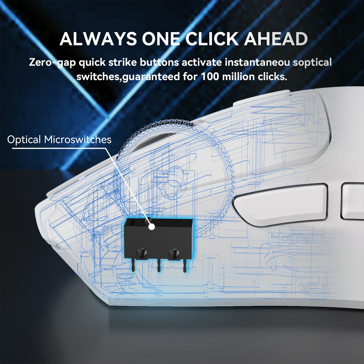 X1 Gaming Mouse: 40000 DPI & RGB Charging Dock | ATTACK SHARK