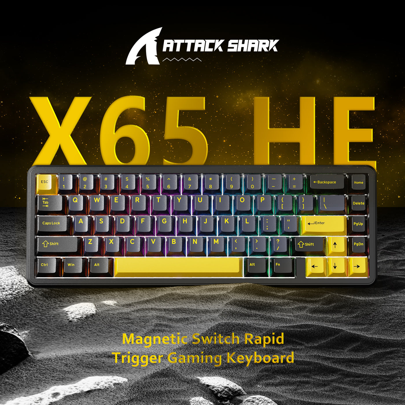 X65 HE: 65% Magnetic Gaming Keyboard with 8000Hz Response