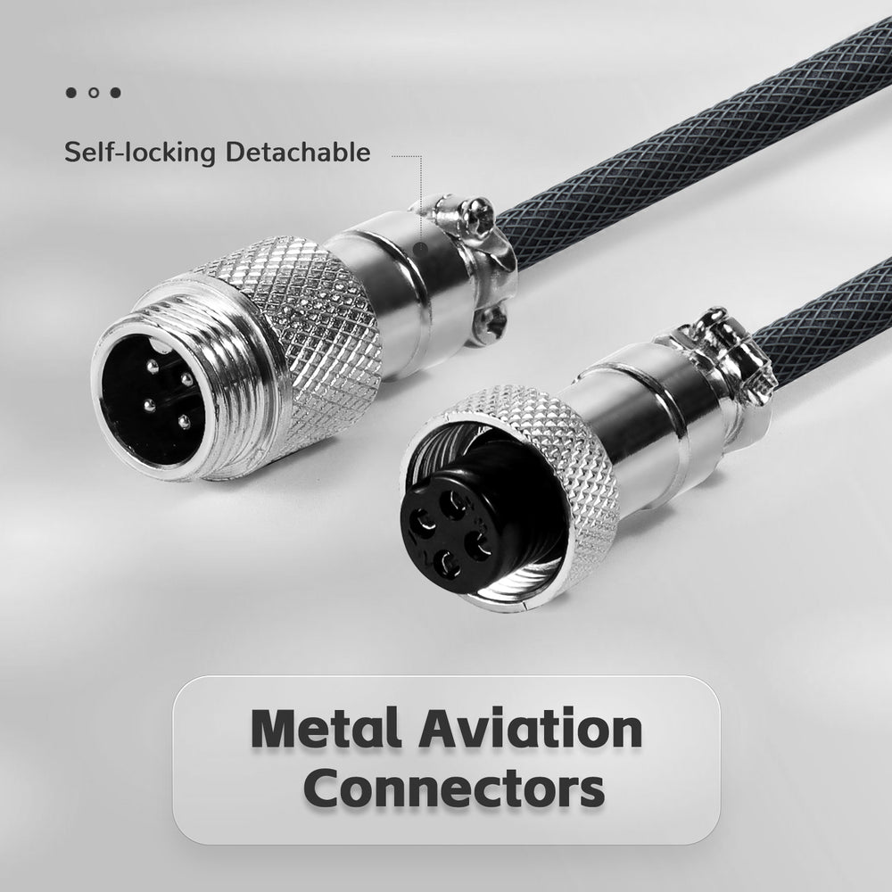 Coiled Keyboard Cable | Fast Charge | Durable