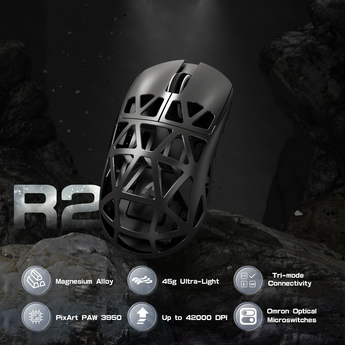 Attack Shark R2 Ultralight Wireless Gaming Mouse | 45g | 8K Hz ...