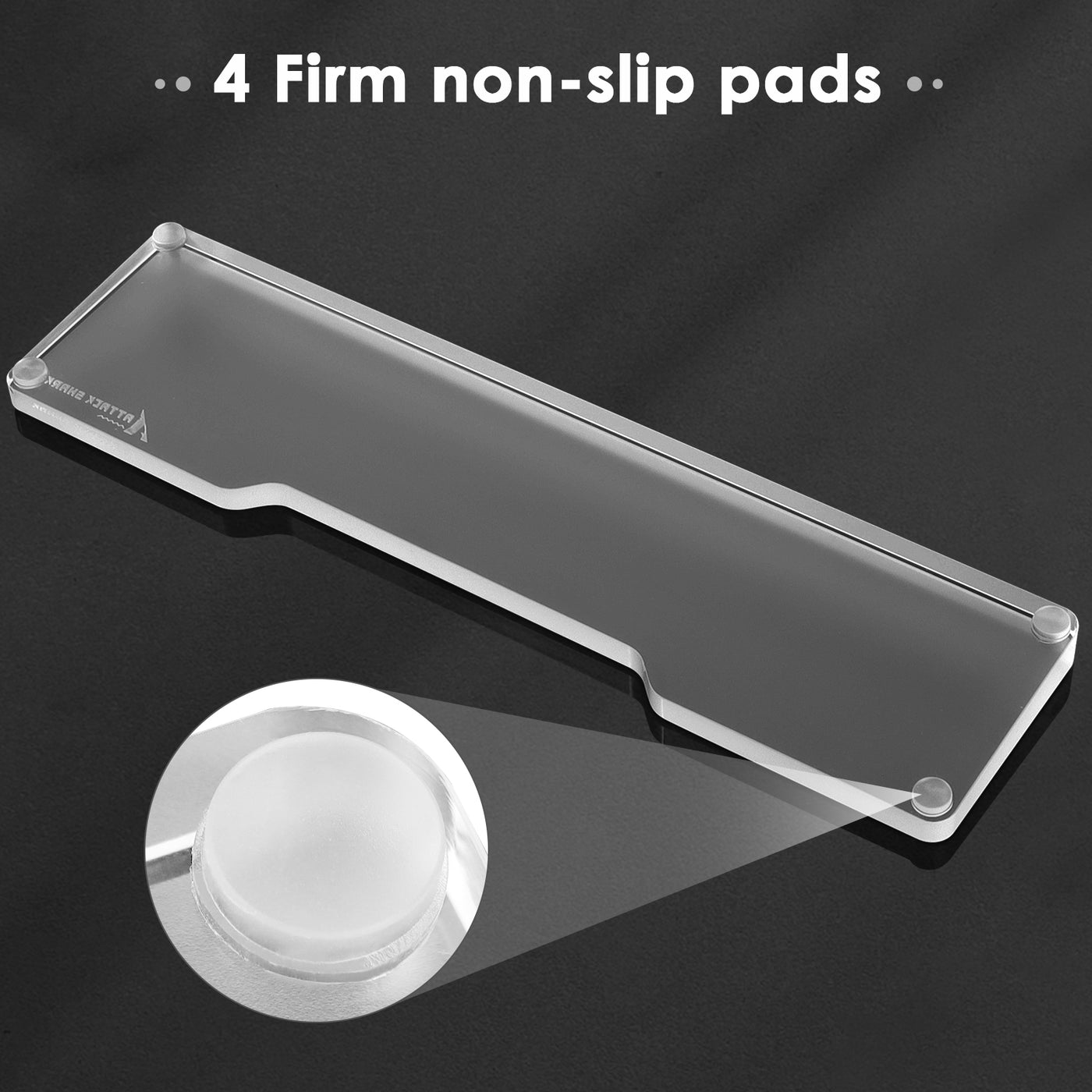 Ergonomic Acrylic Wrist Rest | Comfort & Durability