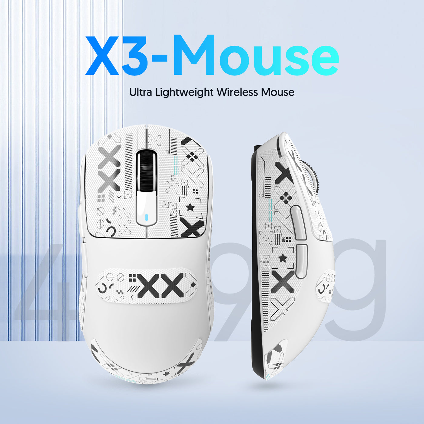 Ultra-Light Gaming Mouse | 59g X3PRO | 8K Polling Rate