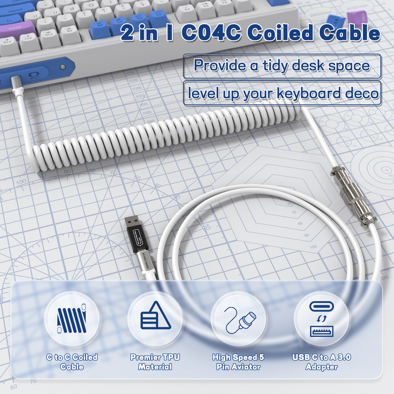 High-Performance Coiled Cable | ATTACK SHARK