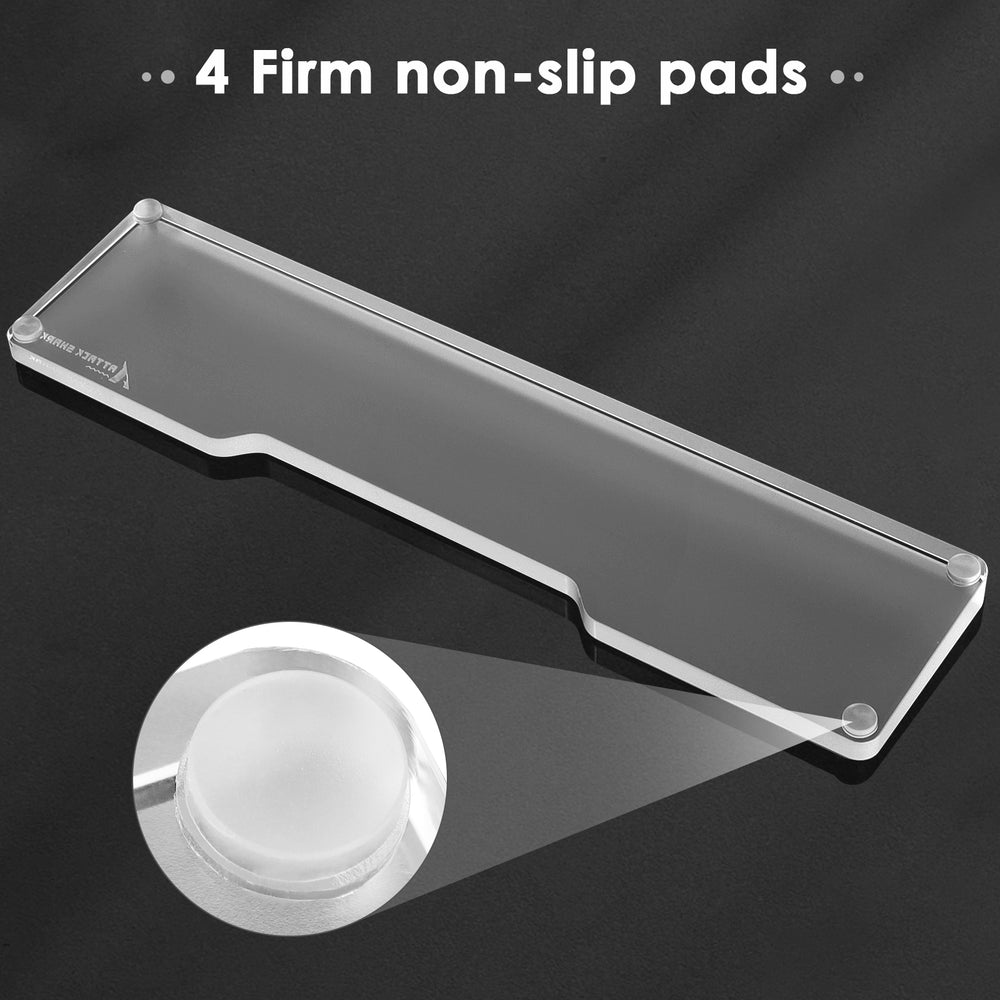 Ergonomic Acrylic Wrist Rest | Comfort & Durability