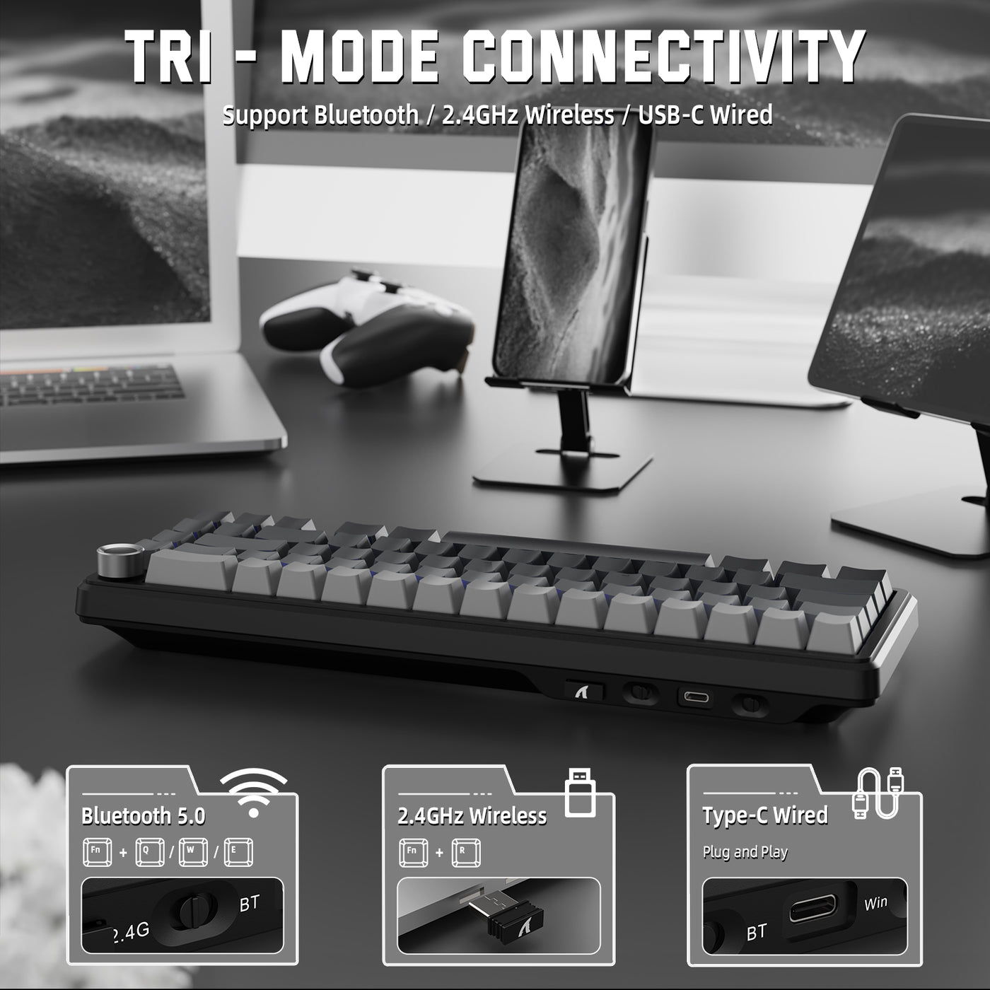 X66 Wireless Keyboard with Gasket Mount & RGB