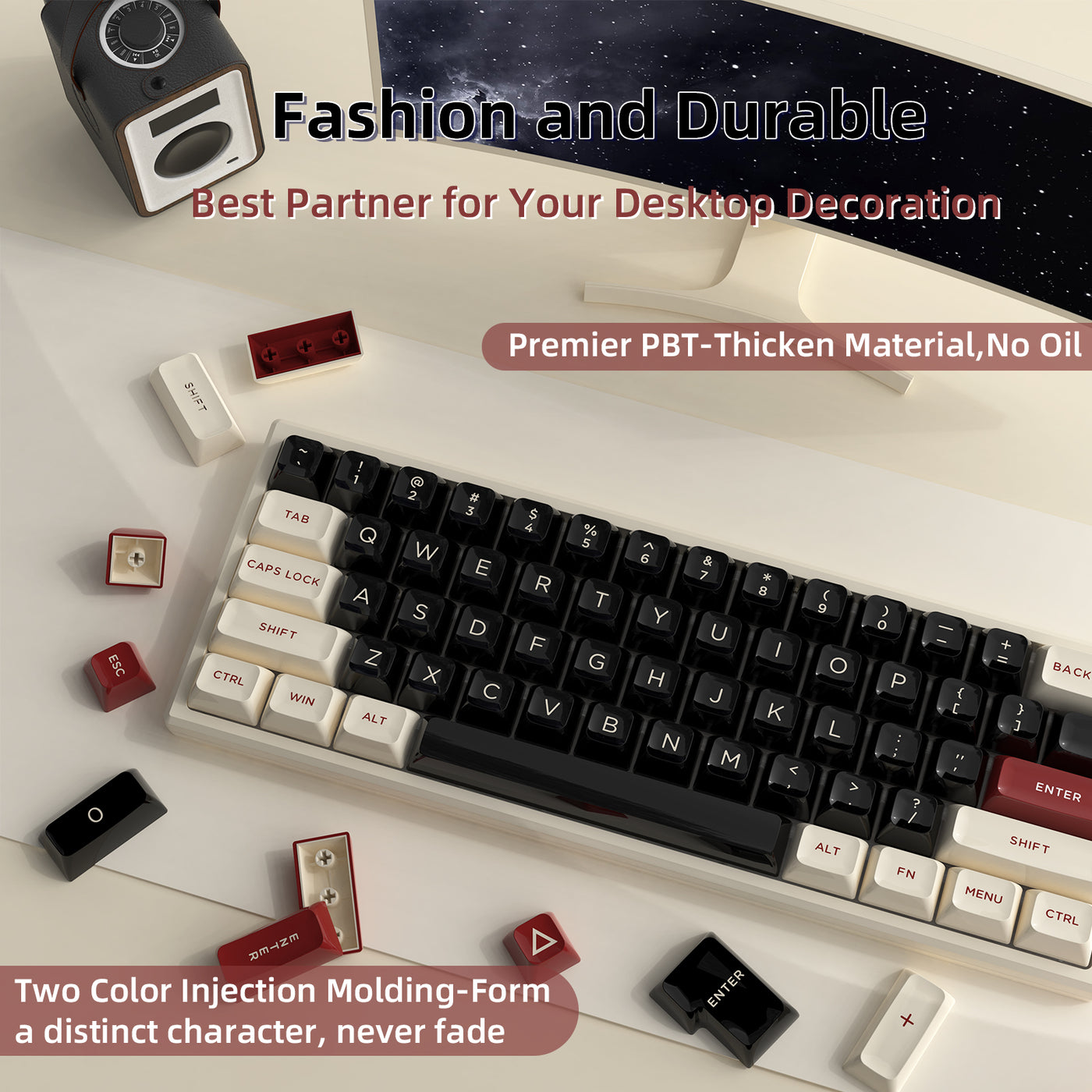 149 Keys PBT Double Shot Keycaps for Mechanical Keyboards | ATTACK SHARK