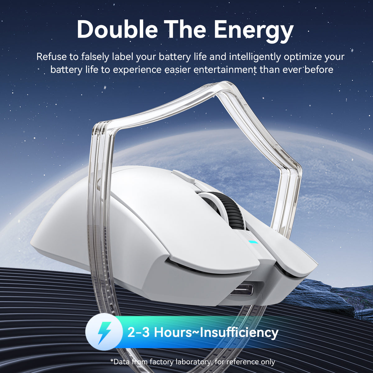 ATTACK SHARK X1 Tri-mode Gaming Mouse with Touchpad RGB Charging Dock