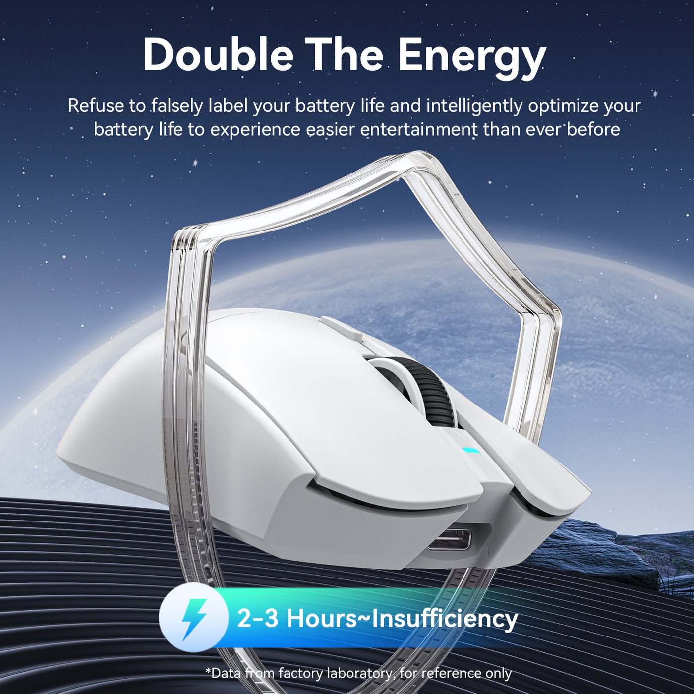 ATTACK SHARK X1 Tri-mode Gaming Mouse with Touchpad RGB Charging Dock