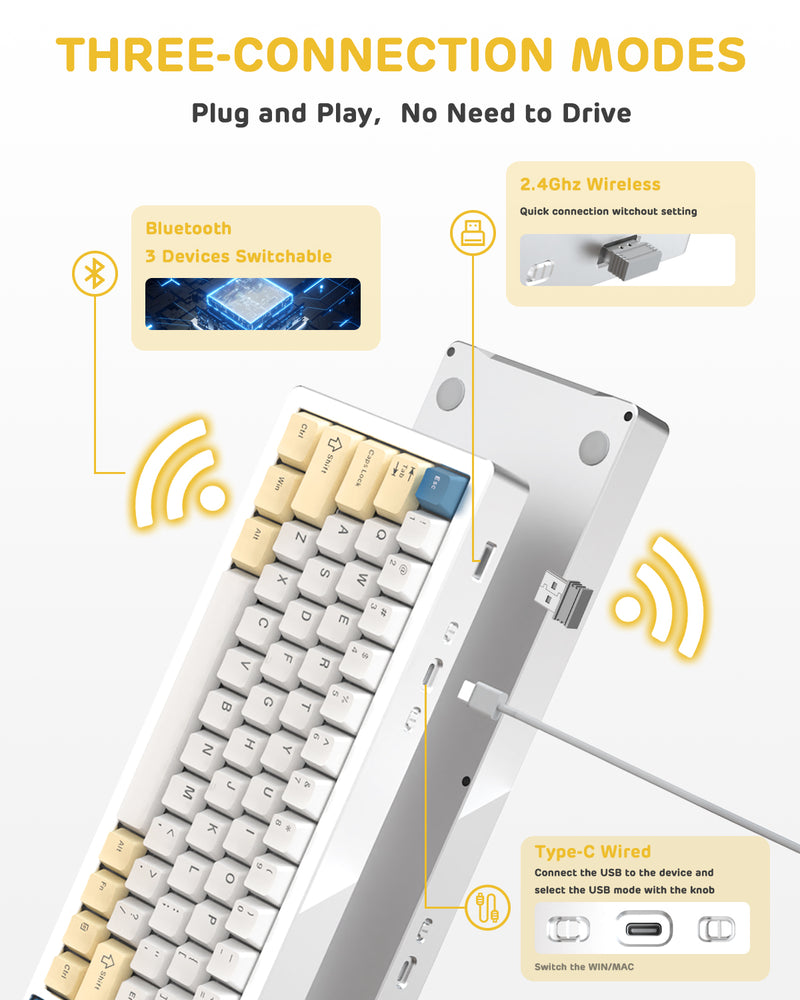 Top CNC Aluminum Wireless Keyboard | Ultimate Gaming Experience