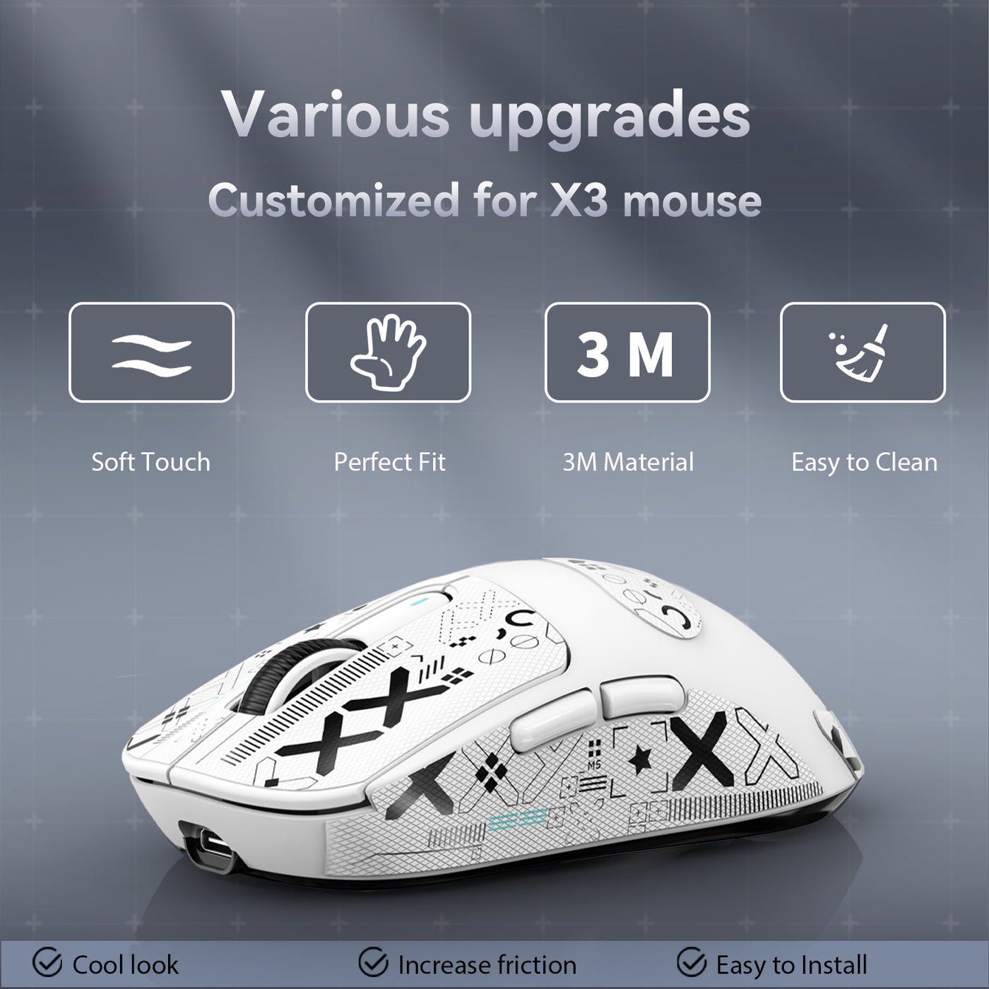 Upgrade Your Mouse | Fashionable & Functional Grip Tape