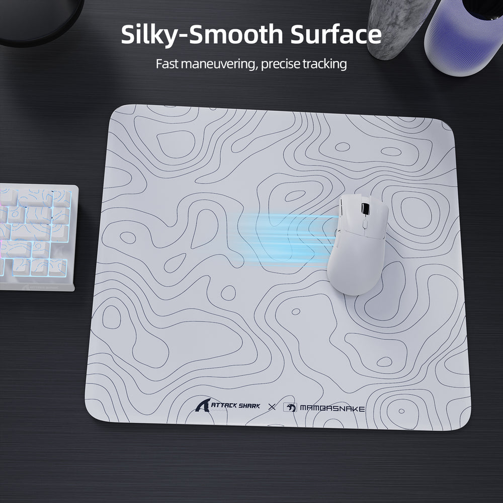 CM05 Premium Tempered Glass Gaming Mouse Pad | ATTACK SHARK