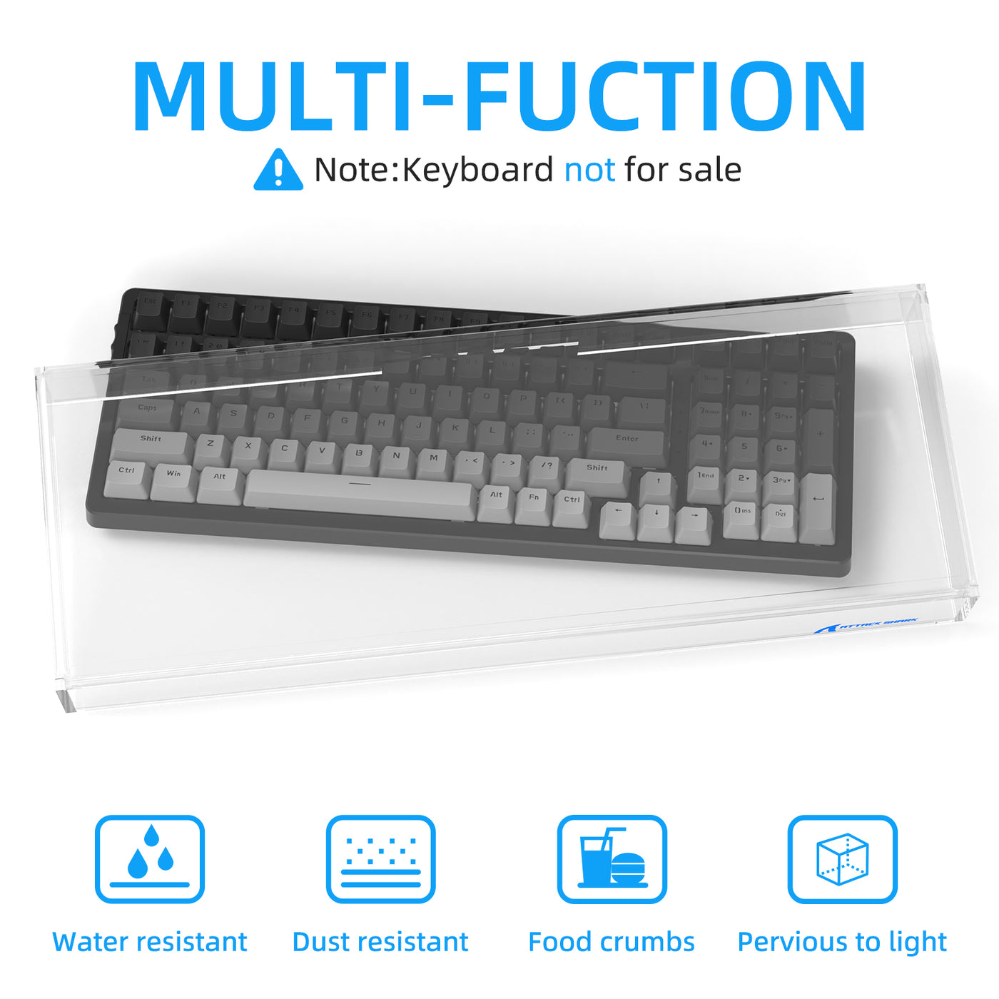 Full Size Keyboard Dust Cover | Acrylic Protection