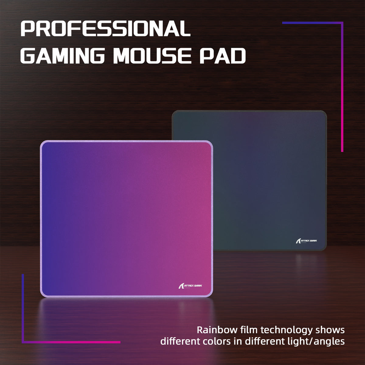 Rainbow Coated eSport Gaming Mouse Pad | ATTACK SHARK
