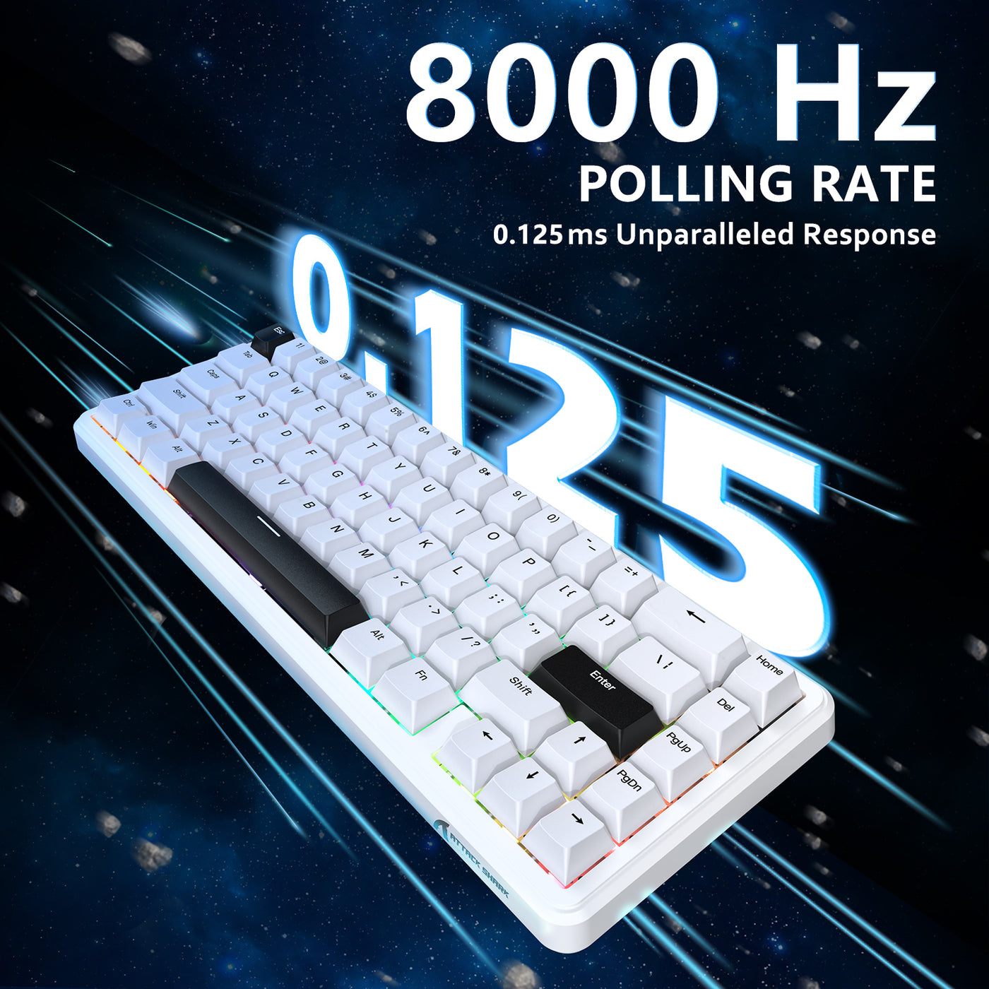 X65 HE: 65% Magnetic Gaming Keyboard with 8000Hz Response