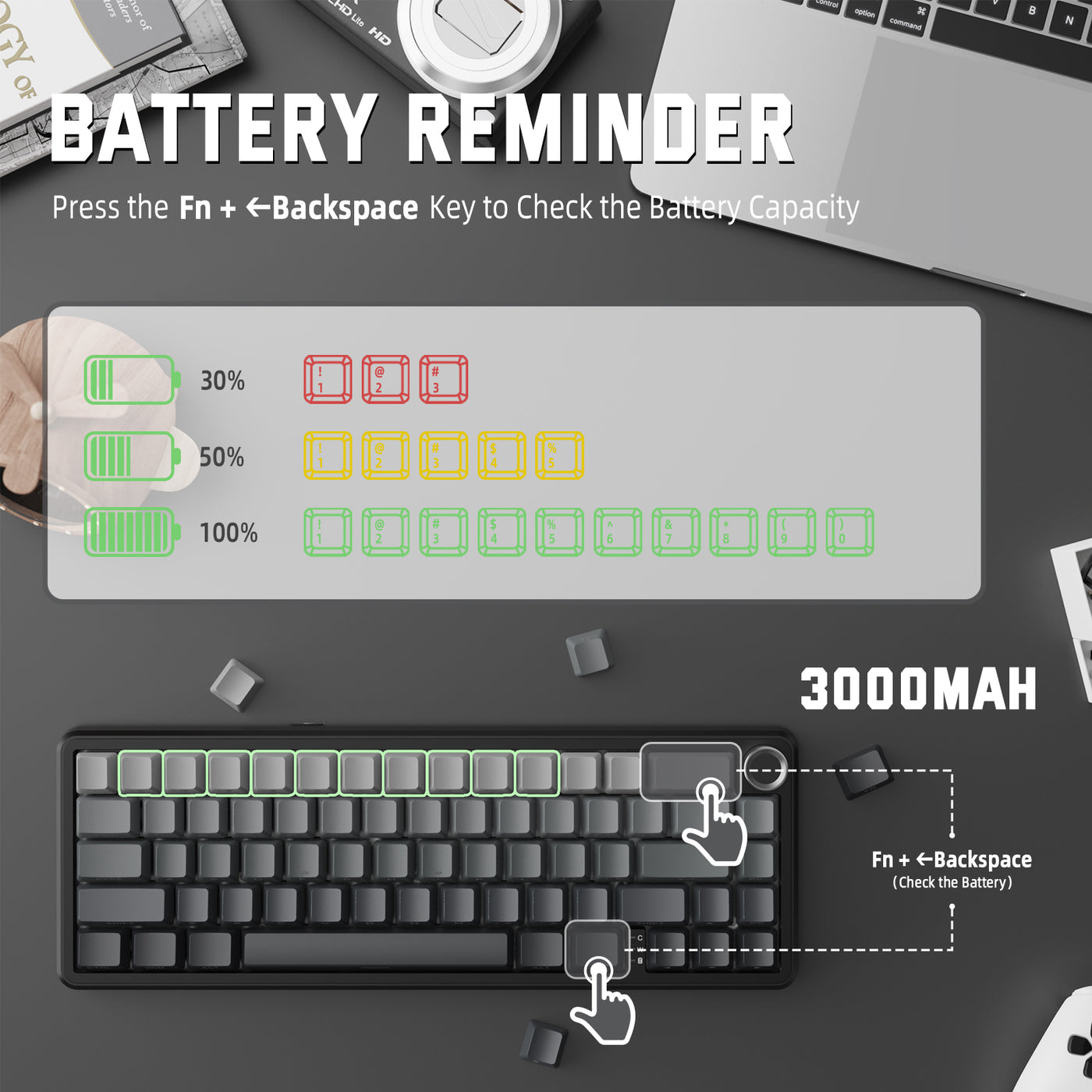 X66 Wireless Keyboard with Gasket Mount & RGB
