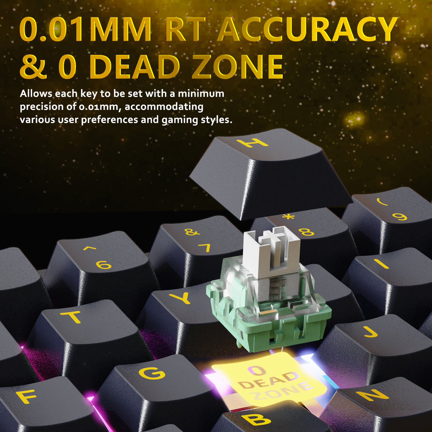 X65 HE: 65% Magnetic Gaming Keyboard with 8000Hz Response