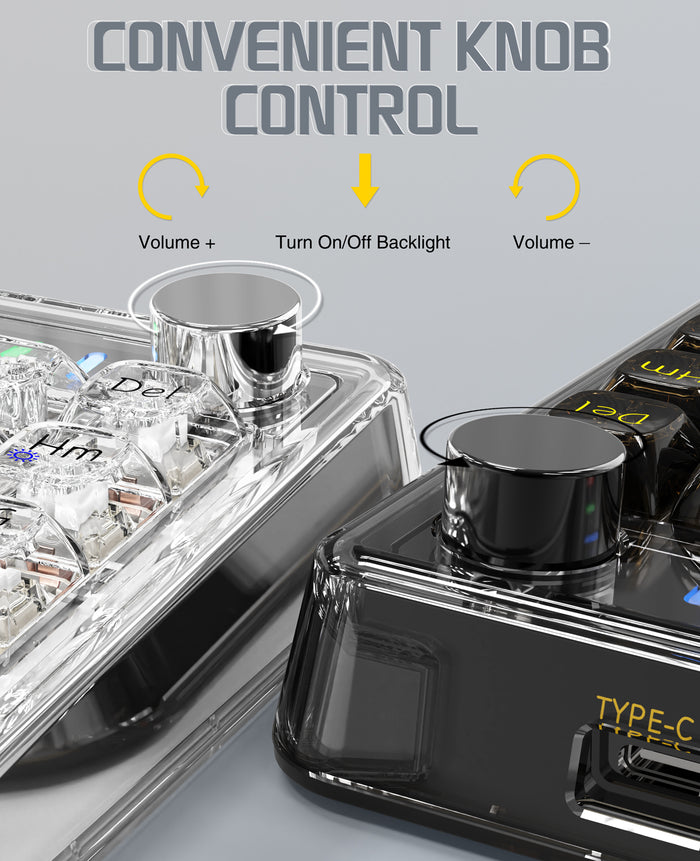 K75 Pro Mechanical Keyboard |Transparent Keyboard |Compact & Customizable