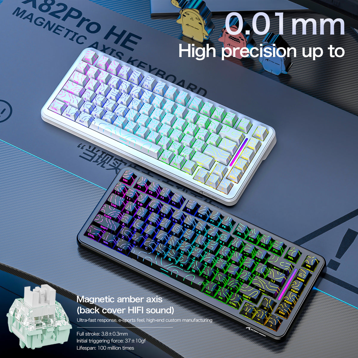 X82PRO HE Wireless Gaming Keyboard | ATTACK SHARK