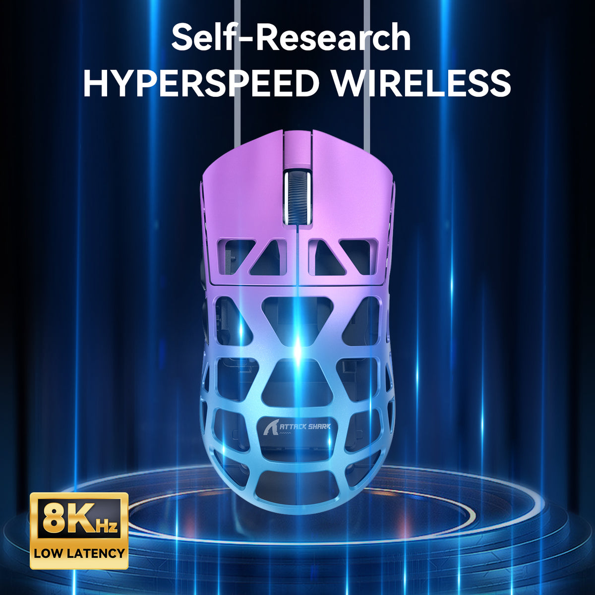 Ultra-Light Gaming Mouse | 8000Hz Polling | Magnesium Frame