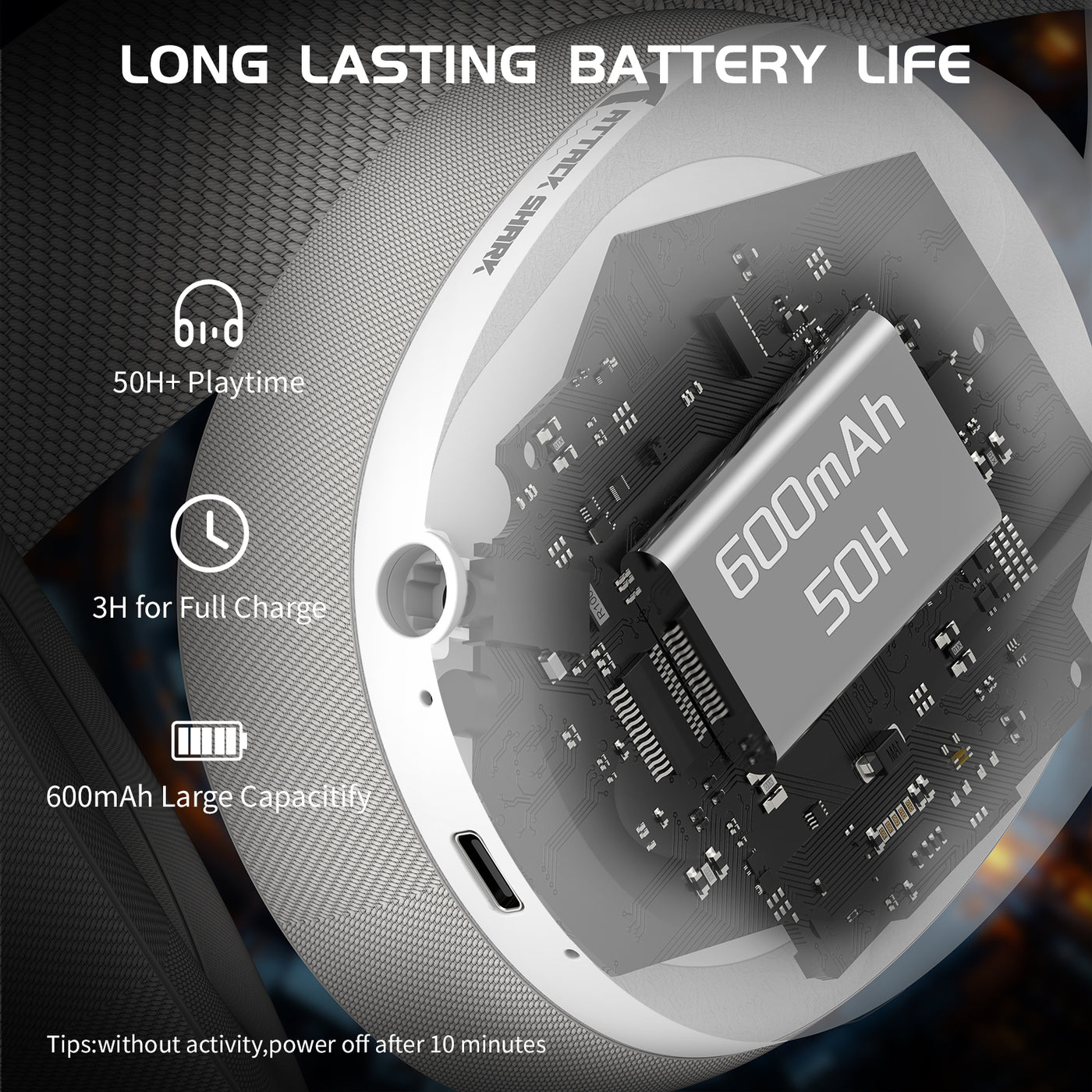 Ultra-Light L80 Gaming Headset | Tri-Mode Connectivity