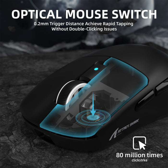 Lightweight R6PRO Wireless Gaming Mouse with 42000 DPI