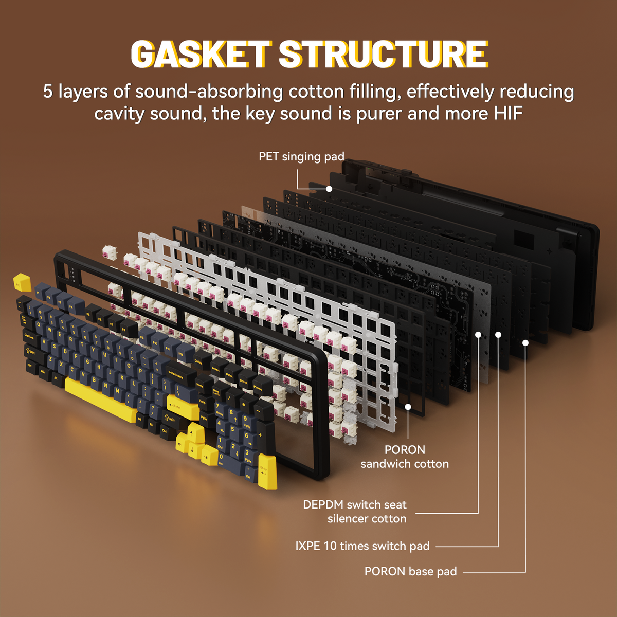 X98 Full-Size Keyboard: Hot-Swap & Gasket Mount | ATTACK SHARK