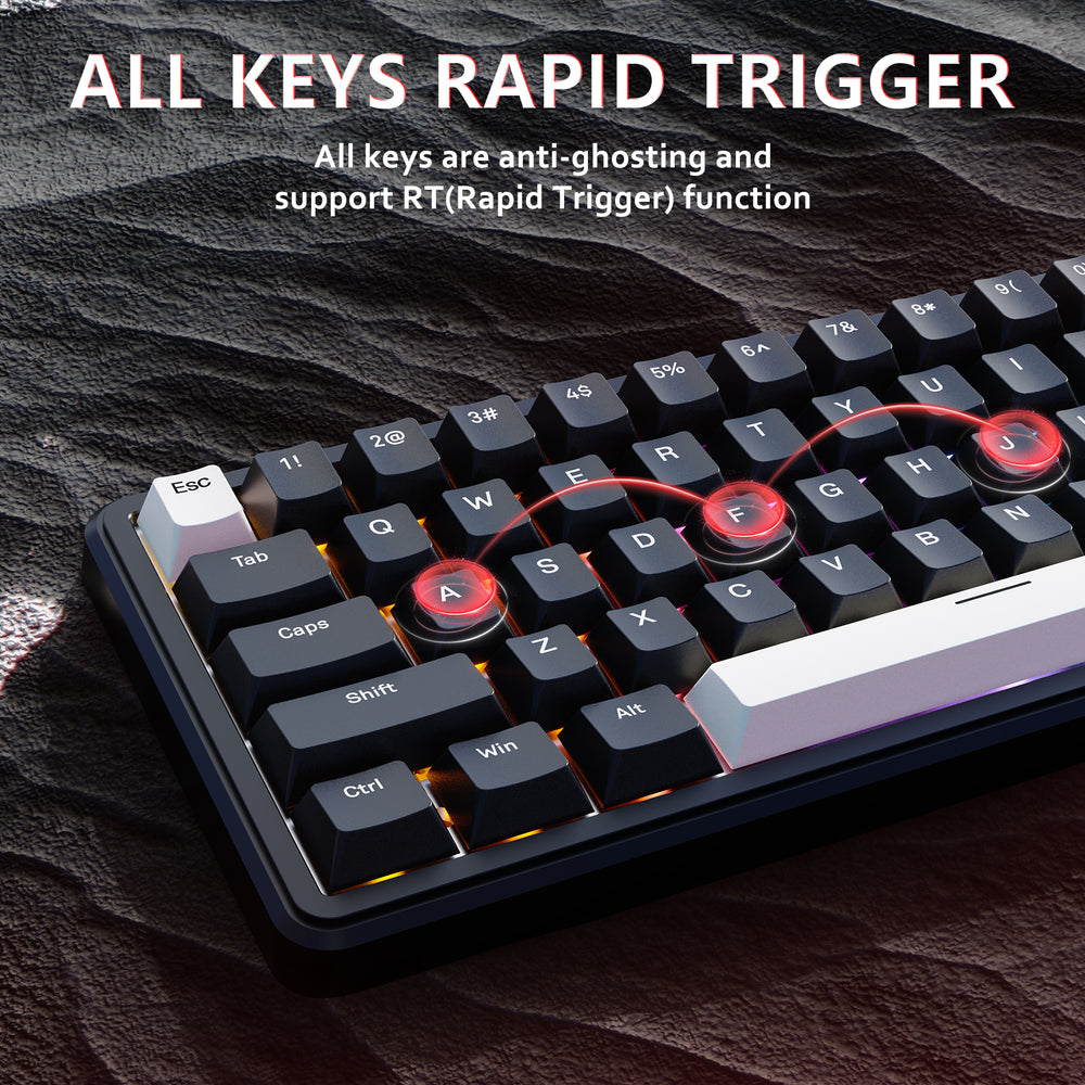 X65 HE: 65% Magnetic Gaming Keyboard with 8000Hz Response