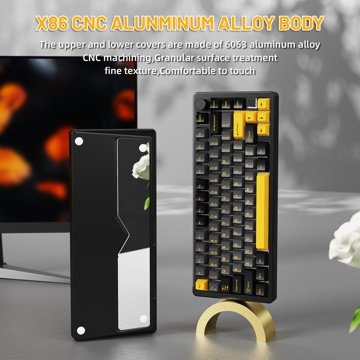 Premium CNC Aluminum Keyboard with RGB | X86 ATTACK SHARK