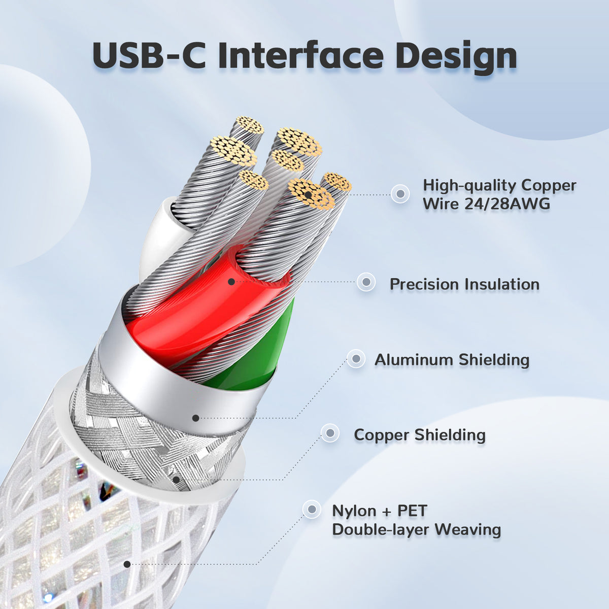 Premium Coiled Keyboard Cable | Durable & Tangle-Free Design