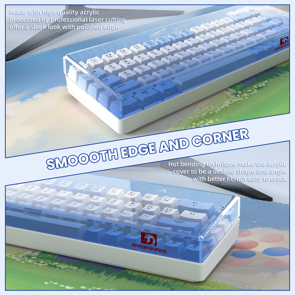 60% Fade Keyboard Cover | Dust-Proof & Hygienic Protection
