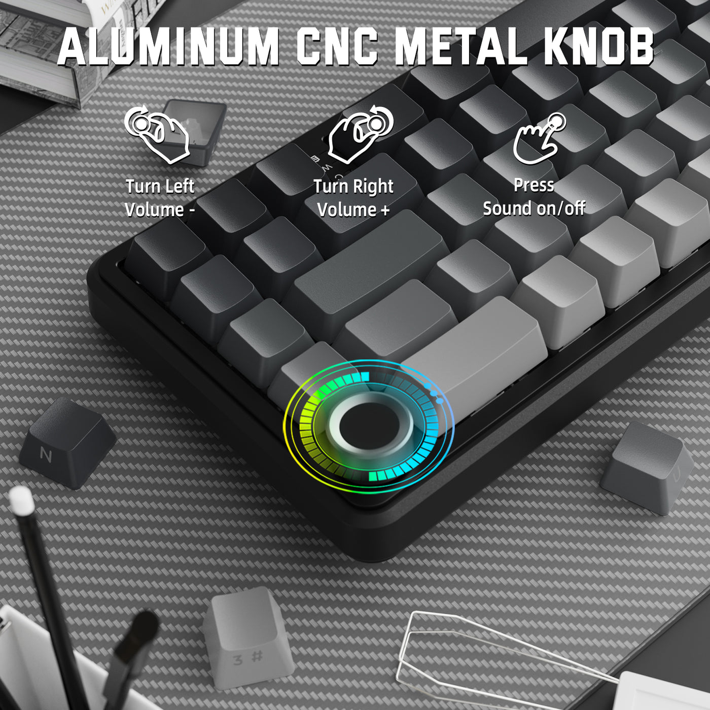 X66 Wireless Keyboard with Gasket Mount & RGB