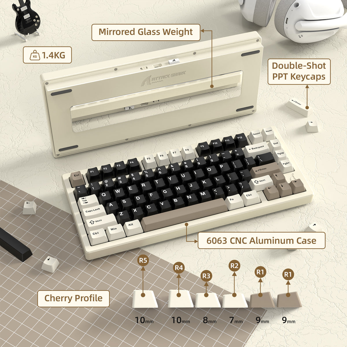 Full Aluminum Mechanical Keyboard Build | ATTACK SHARK