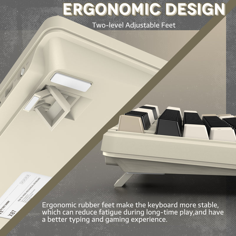Tri-Mode 80% Keyboard with Hot-Swap | X87 Gaming Setup