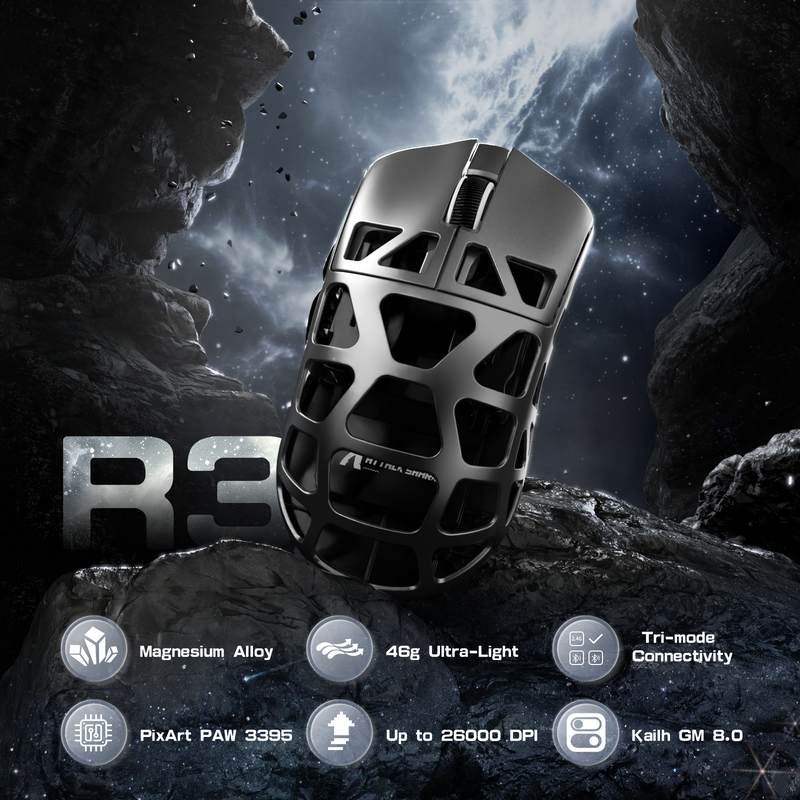 Ultra-Light Gaming Mouse | 8000Hz Polling | Magnesium Frame