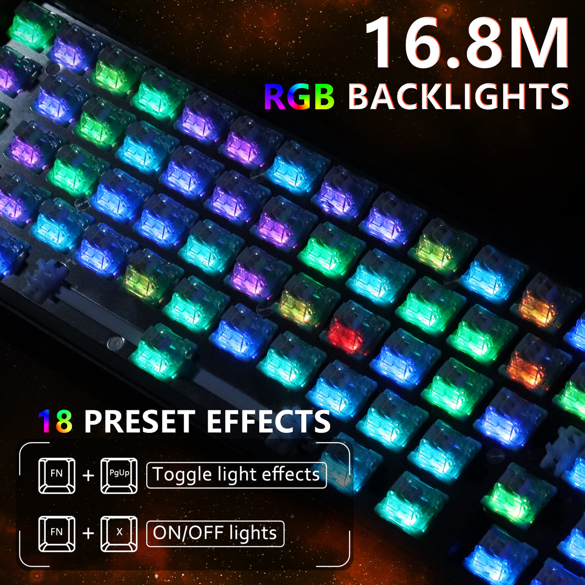 X65 HE: 65% Magnetic Gaming Keyboard with 8000Hz Response