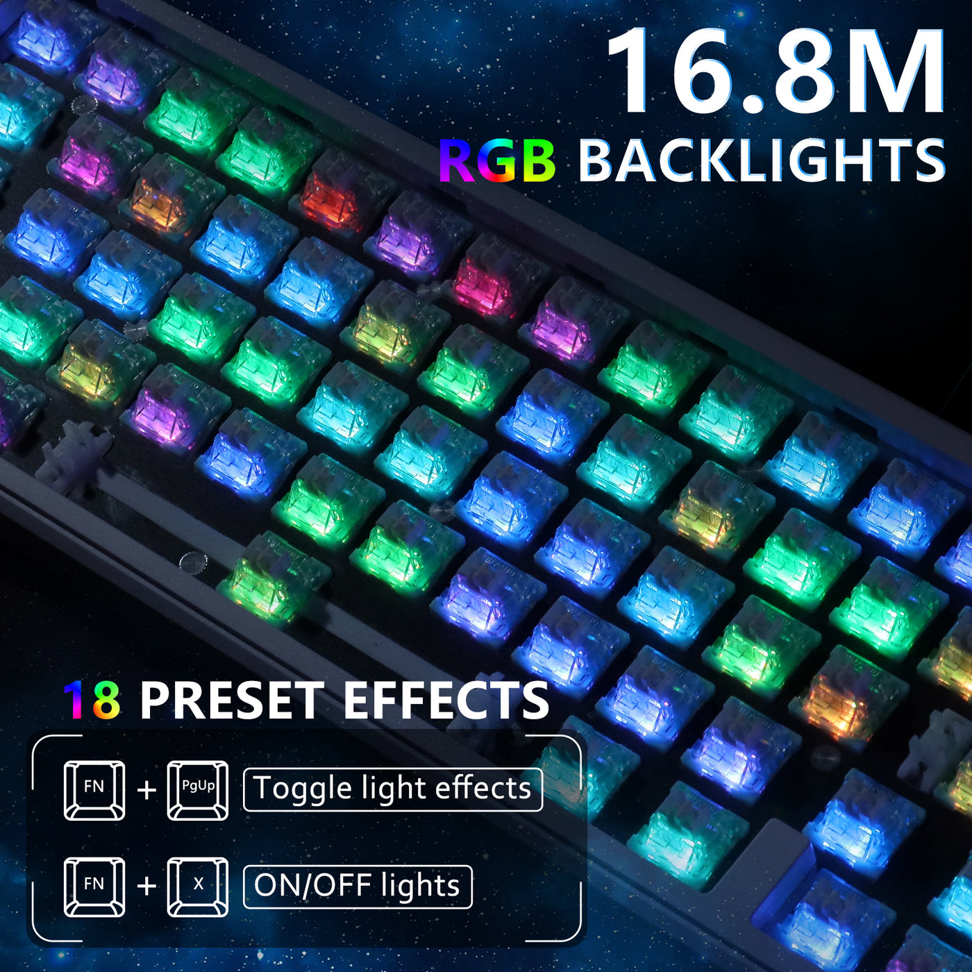 X65 HE: 65% Magnetic Gaming Keyboard with 8000Hz Response
