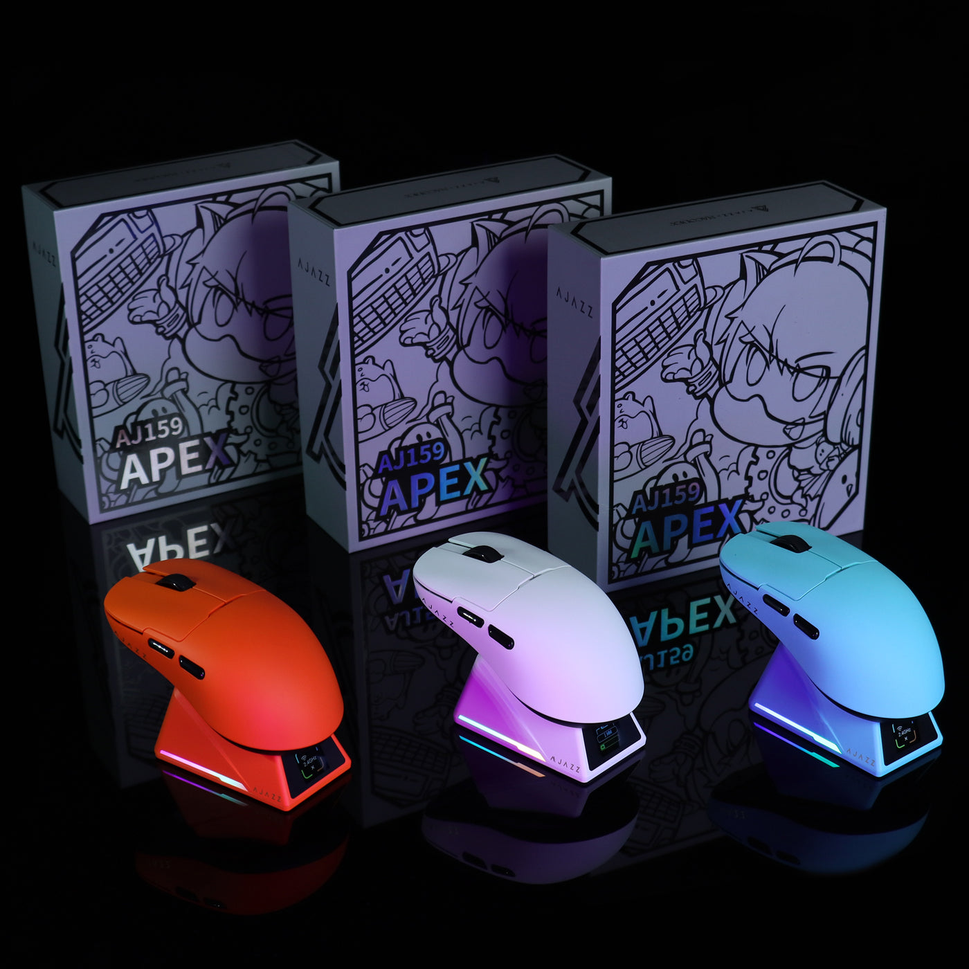 AJAZZ AJ159 APEX | Ultimate 8K Triple-Mode Gaming Mouse | PAW3950